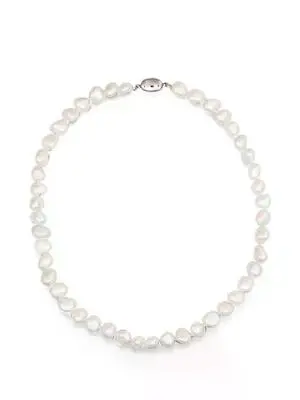 BAGGINS Pearl Necklace - Silver