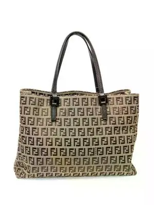 Fendi Zucca Tote Bag - Neutrals