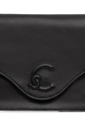 COCCINELLE Logo-plaque Shoulder Bag - Black