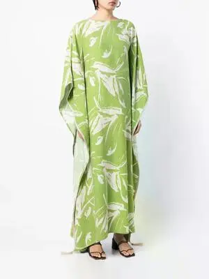 BAMBAH Abstract-pattern Print Kaftan Dress