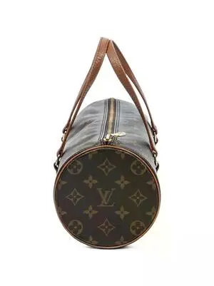 LOUIS VUITTON Papillon 26 Monogram Canvas Cylinder Handbag