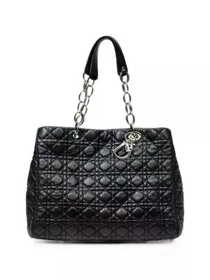 Dior Leather Tote Bag - Black