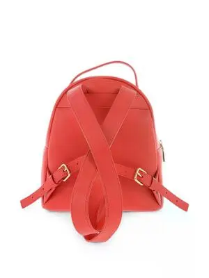 Moschino Logo-plaque Pebbled-effect Backpack