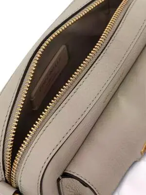 COCCINELLE Small Beat Grained Leather Shoulder Bag - Neutrals