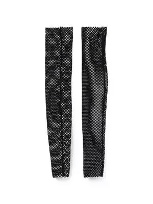 Dsquared2 Perforated Fishnet-design Sleeves - Black