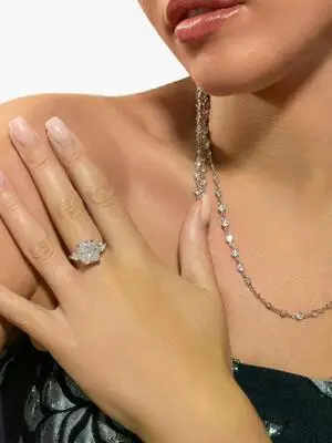 FANTASIA BY DESERIO Radiant-cut Ring - Silver
