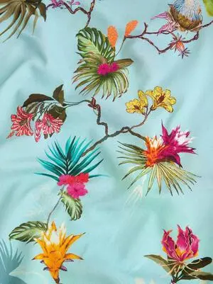 Etro Floral-print Cotton Polo Shirt