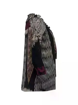 Etro Printed Blouse With Ruffled Neckline
