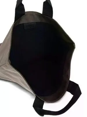 Neil Barrett Thunderbolt Patch Shoulder Bag - Brown