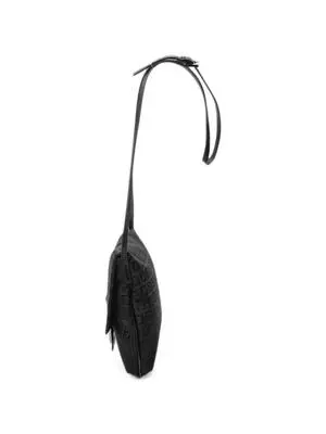 Fendi Monogram-pattern Shoulder Bag - Black