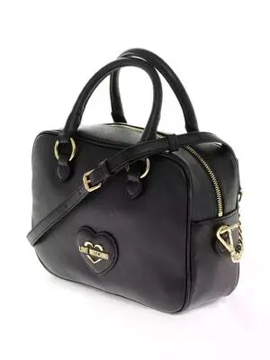 Moschino Logo-plaque Cross Body Bag - Black