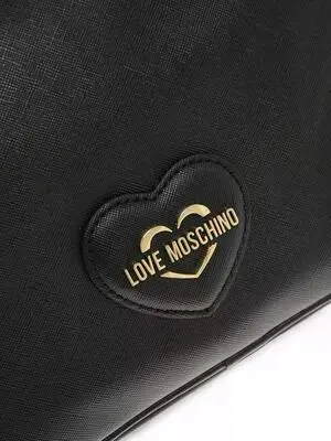 Moschino Logo Plaque Cross Body Bag