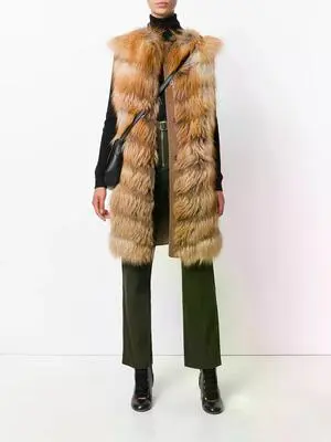MANZONI 24 Panelled Sleeveless Coat