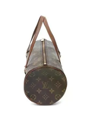 LOUIS VUITTON Papillon 26 Monogram Canvas Cylinder Tote Bag