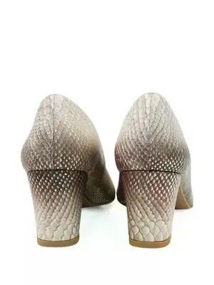 STUART WEITZMAN Snake-effect Pumps