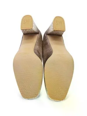 STUART WEITZMAN Snake-effect Pumps