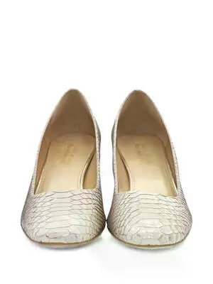 STUART WEITZMAN Snake-effect Pumps