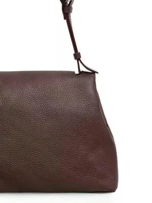 COCCINELLE Pebbled Leather Tote Bag - Brown