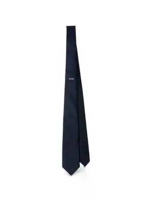 Prada Silk Tie - Blue
