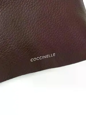 COCCINELLE Small Helga Pebbled Leather Make Up Bag