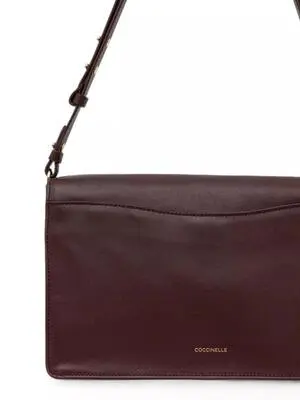 COCCINELLE Logo-embossed Leather Tote Bag