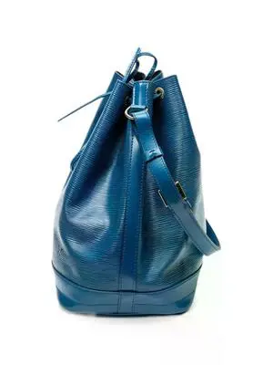 LOUIS VUITTON Noe Leather Bucket Bag - Blue