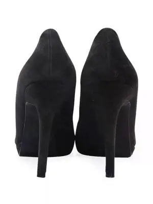 STUART WEITZMAN Bow-detail Suede Pumps