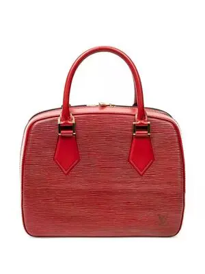 LOUIS VUITTON Sablons Leather Tote Bag - Red