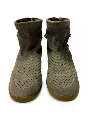 ISABEL MARANT VINTAGE Basley Perforated Ankle Boots