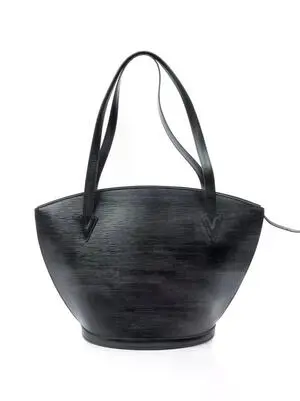 LOUIS VUITTON St-jacques Epi Shoulder Bag - Black