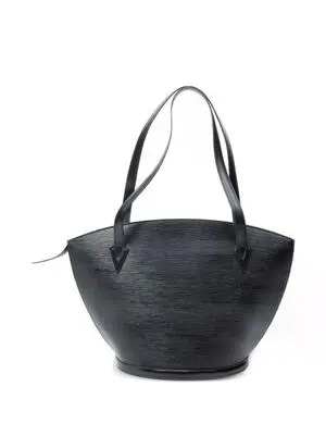 LOUIS VUITTON St-jacques Epi Shoulder Bag - Black