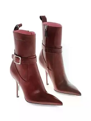 Dsquared2 My Dust Buckle-strap Pointed-toe Ankle Boots