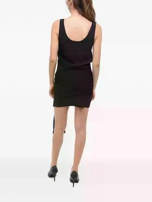 Philosophy Di Lorenzo Serafini Draped Detail Mini Dress - Black