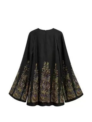 Etro Paisley Print V-neck Dress
