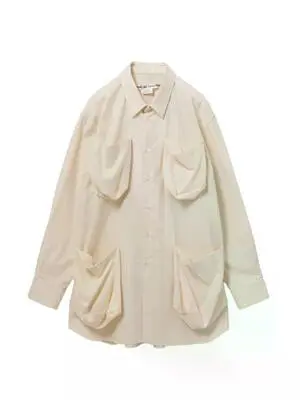 Comme Des Garçons Cotton Shirt - Neutrals
