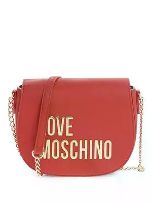 Moschino Logo-lettering Shoulder Bag - Red