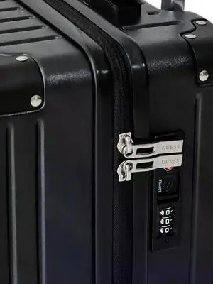 Guess Logo-plaque Suitcase - Black
