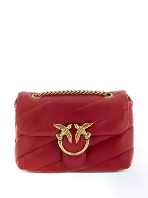 Pinko Mini Love Puff Quilted Leather Shoulder Bag