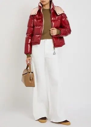 Moncler Niveole Padded Hooded Nylon Jacket