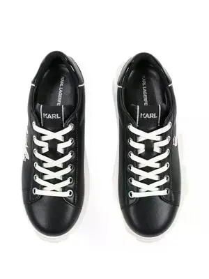 Karl Lagerfeld Logo-embroidered Platform Sneakers