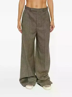 Rick Owens Wool Wide-leg Trousers
