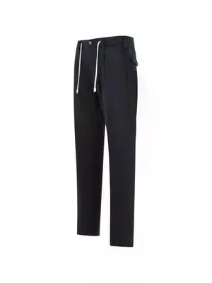 Eleventy Drawstring Pleated Trousers
