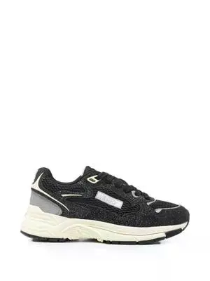 AUTRY Hyperway Glitter-effect Sneakers - Black