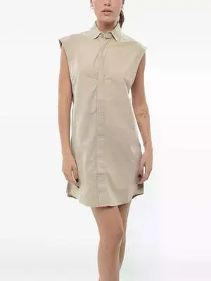 Fear Of God Sleeveless Mini Dress With Classic Collar
