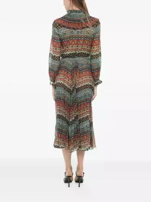La DoubleJ Nefertiti Giza Pleated Midi Dress