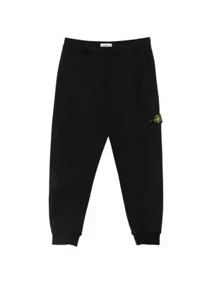 Stone Island Logo-patch Track Pants - Black