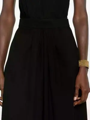 Giorgio Armani Draped Midi Skirt