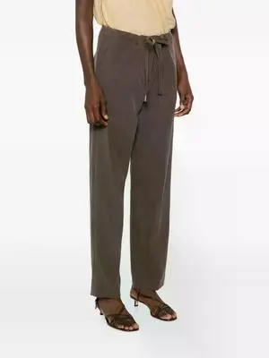 Giorgio Armani Drawstring Straight-leg Trousers