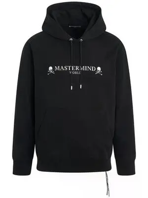 MASTERMIND WORLD Printed Cotton Hoodie - Black