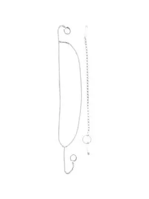 MAISON MARGIELA Safety-pin Necklace - Silver